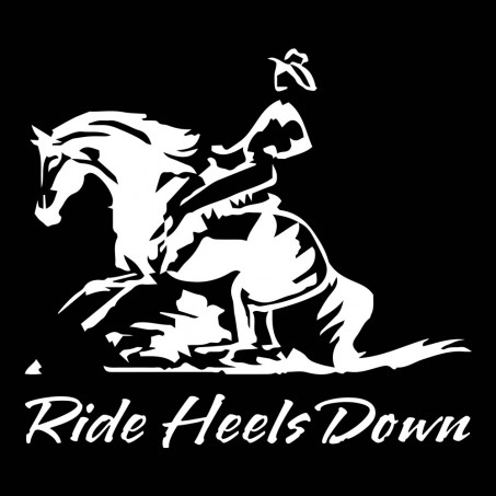RHD Reining Sticker ⋆ Ride Heels Down™ Riding Apparel & Accessories
