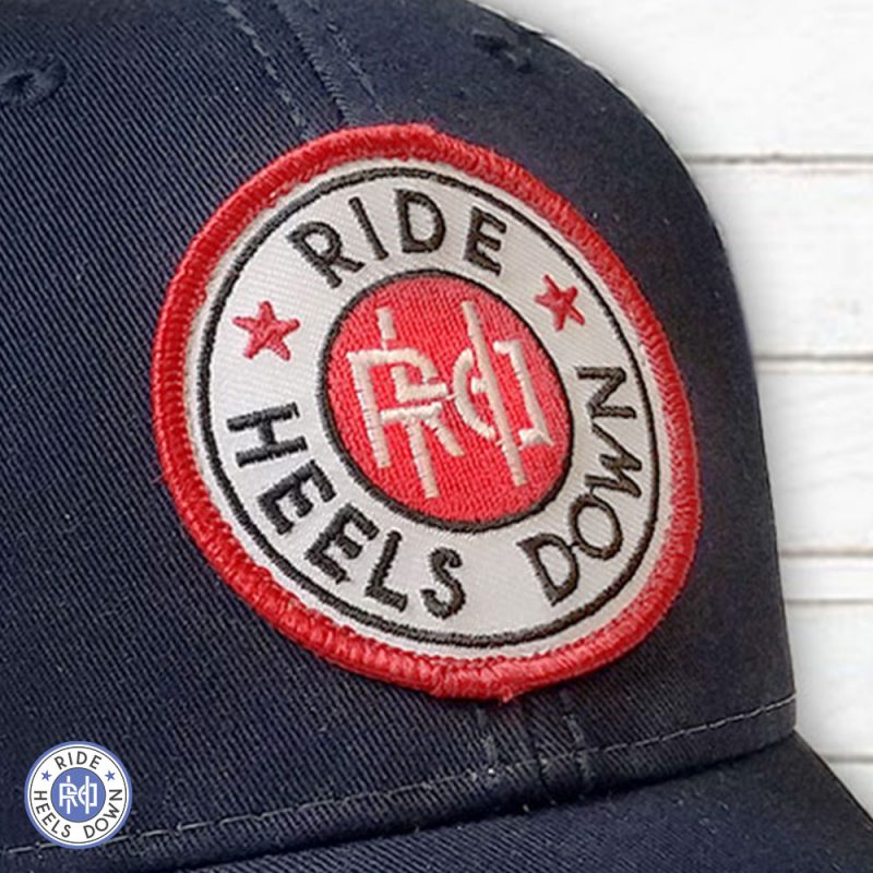 RHD Embroidered Patches ⋆ Ride Heels Down™